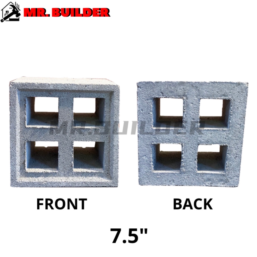 MR. BUILDER Times Square Ventilation Block Concrete Block Cement Block ...