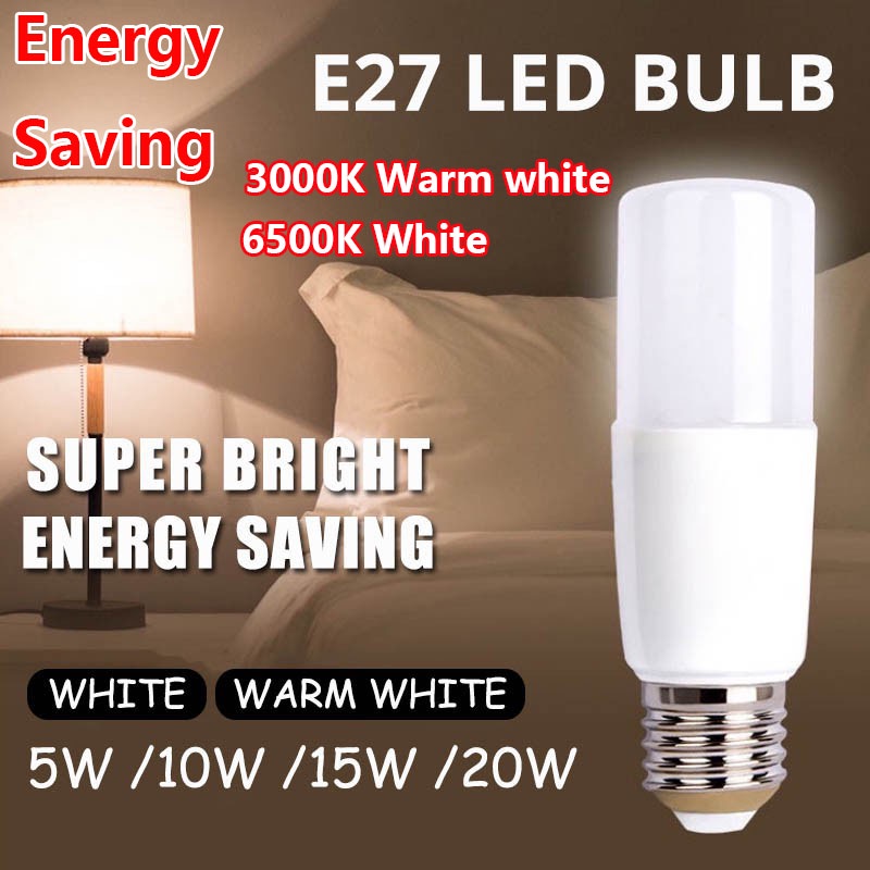 E27 5W/10W/15W/20W 6500K Daylight Energy Saving LED Bulb Effect LED Light Bulb Corn Bulb Stick ...