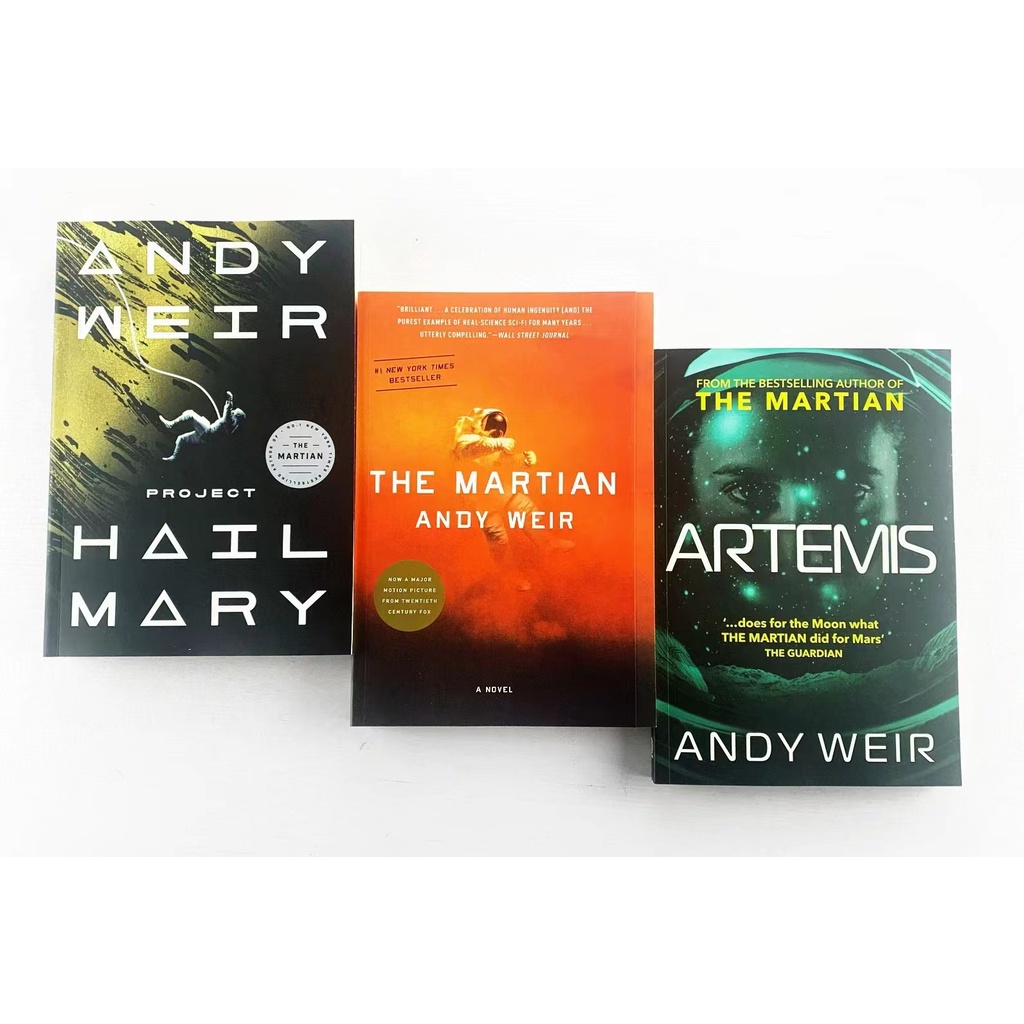 [READY Stock](Eng) Andy Weir books collection (Hail Mary, The Martian ...