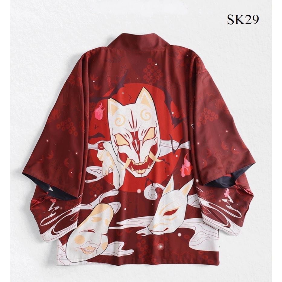 Haori SHIRT COSPLAY MASK FOX A29 | Shopee Malaysia