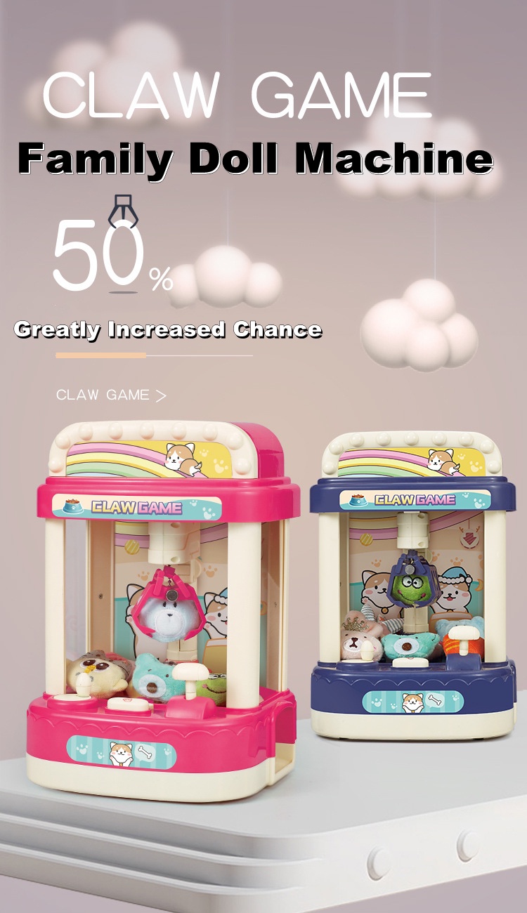 🔥READY STOCK🔥Mini Doll Machine Grab Claw Game Machine Doll-Catcher ...