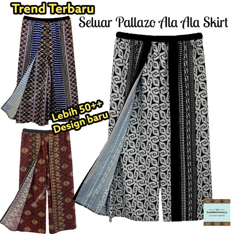 Ready Stock Seluar Palazo Batik || Palazzo Long Pants Adjustable ...