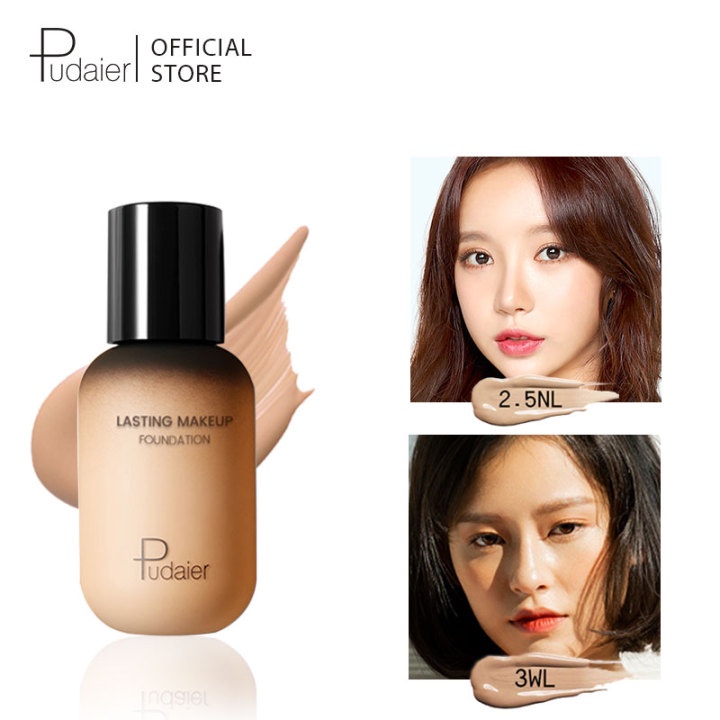 Pudaier Full Coverage Foundation Concealer - 40 Colours | Shopee Malaysia