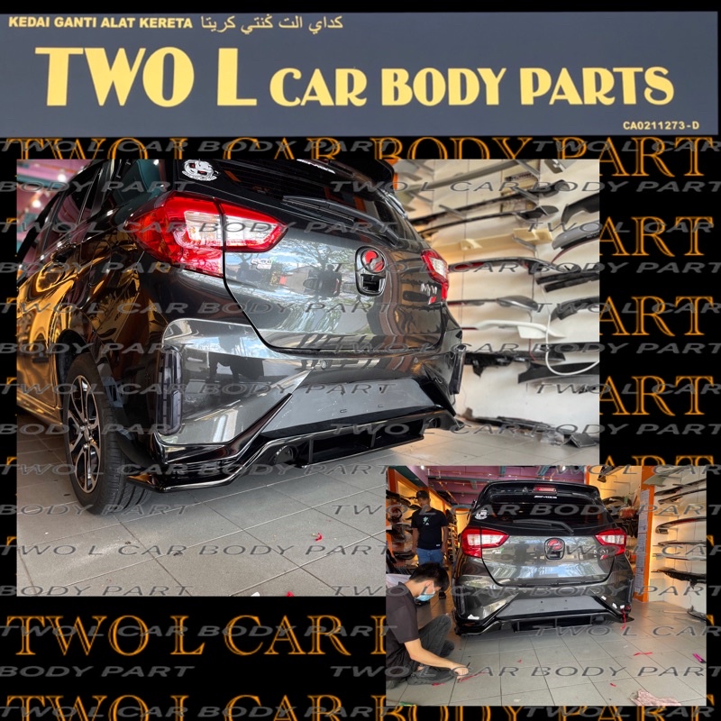 myvi mg3 2020 facelift V2 diffuser with paint gloss black ready stock ...