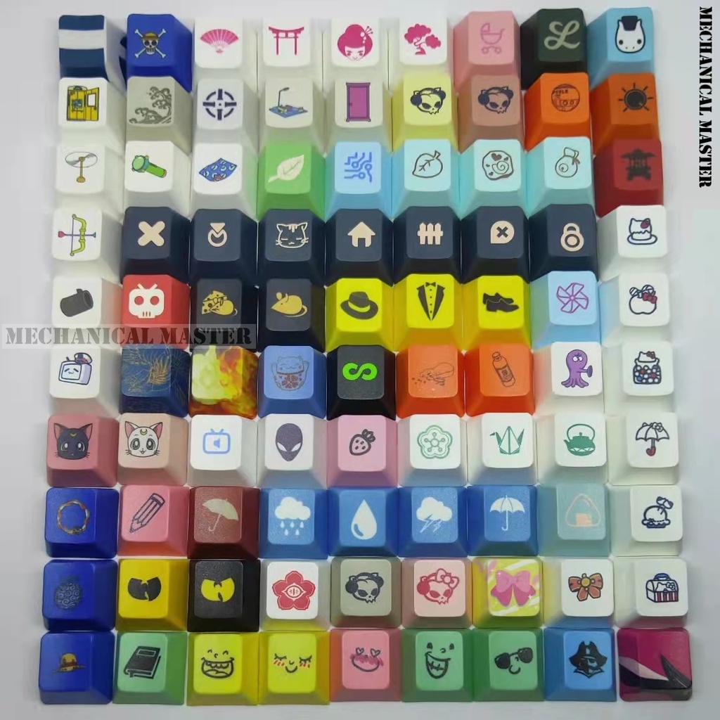 Cute PBT Keycap Random Design Key Cap Mechanical Keyboard Customized ...