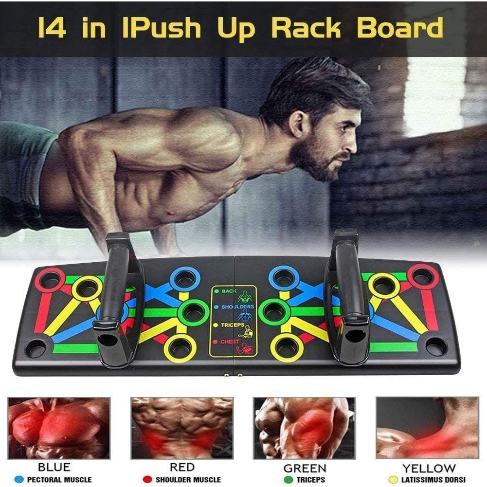 14 in1 Multifunction Push Up Board Training System Fitness Exercise ...