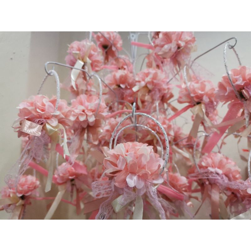 BUNGA TELUR GANTUNG pastel color khawin bunga pahar pelamin (50pcs ...