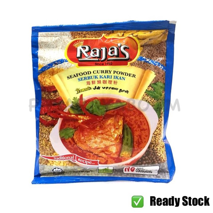 RAJA'S Seafood Curry Powder (250g) | Shopee Malaysia