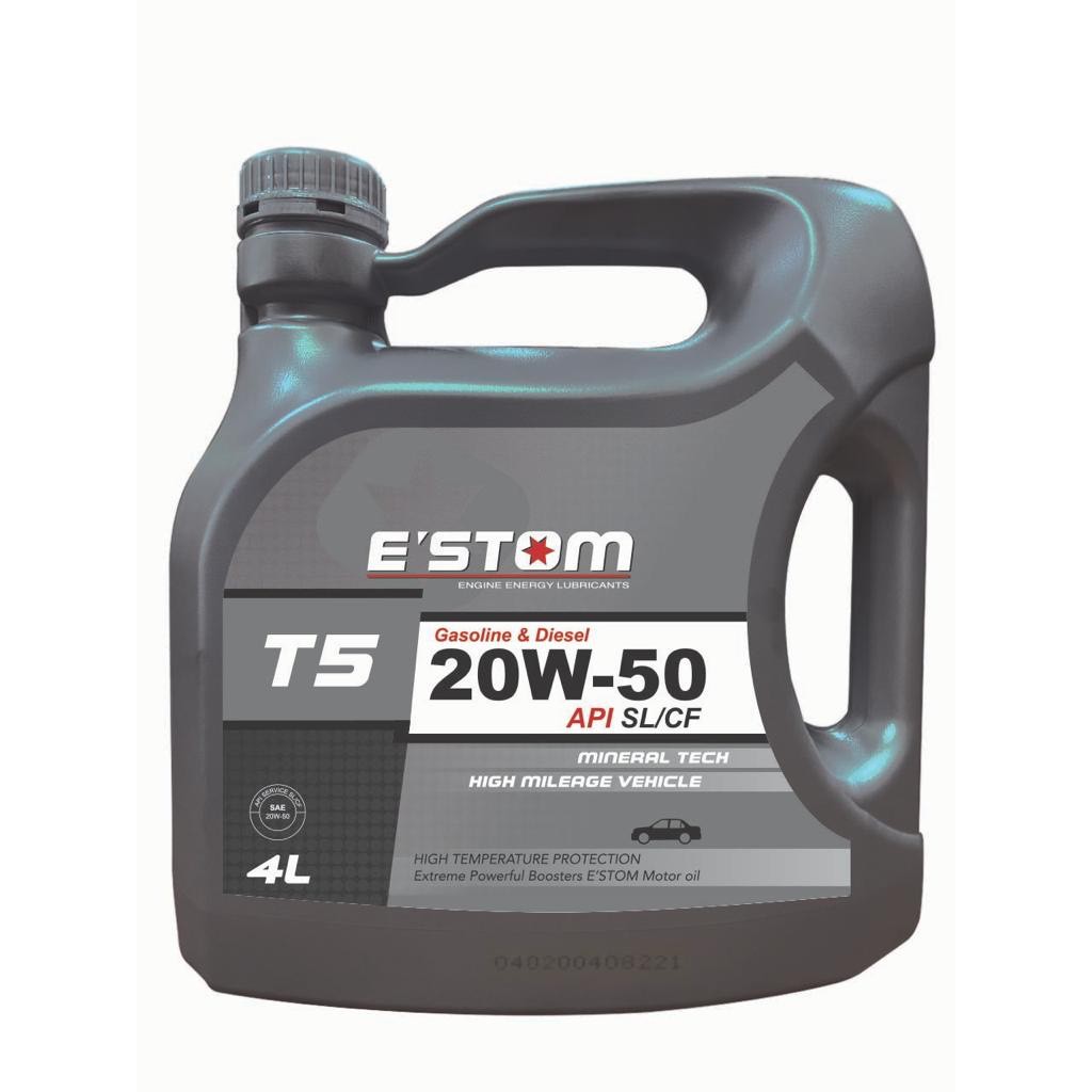 ESTOM SAE 20W-50 CAR ENGINE OIL (4L) | Shopee Malaysia