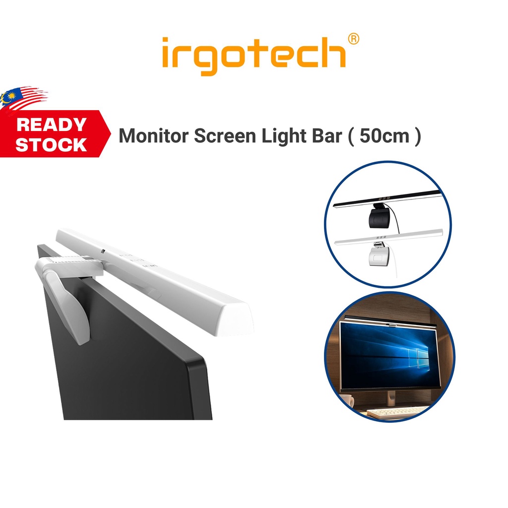 IRGOTECH Monitor Screenbar LED Light 50cm Monitor Light Bar with ...
