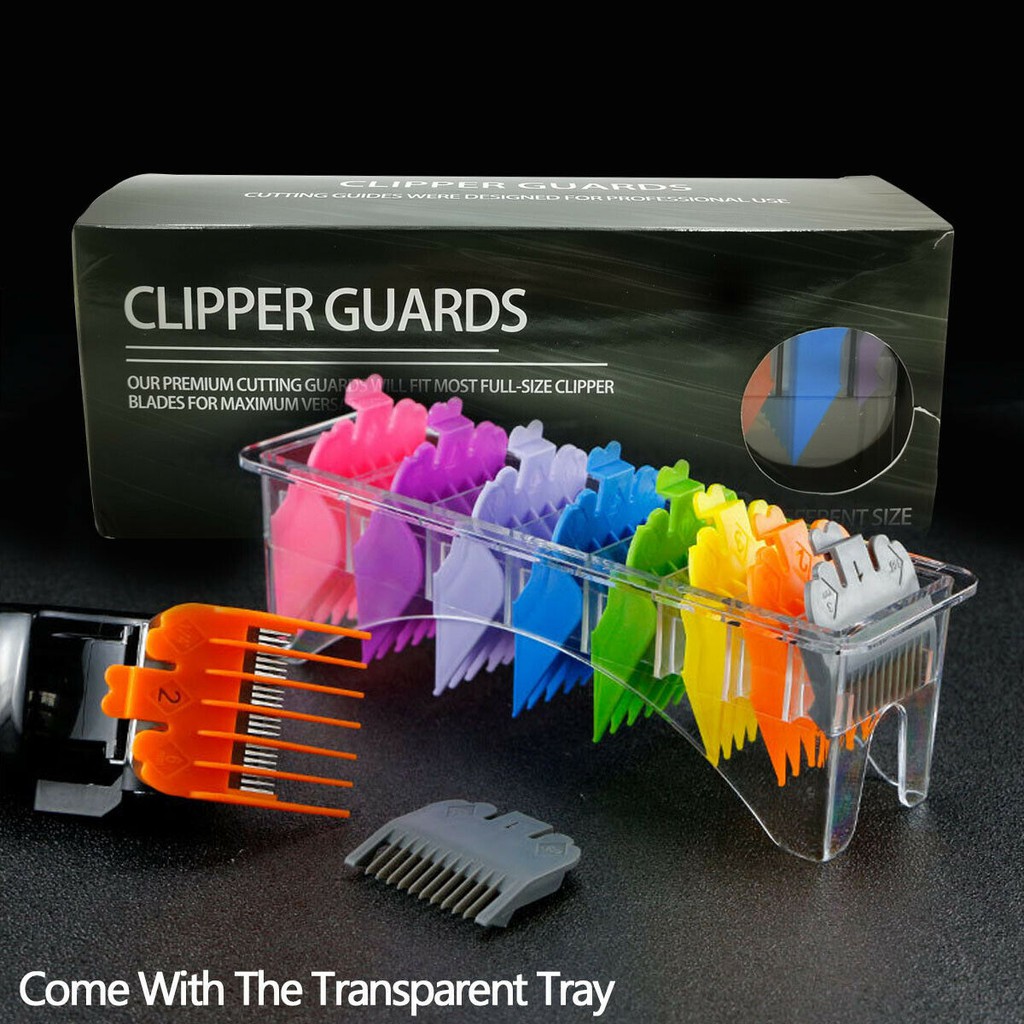 (READY STOCK)Clipper Guard 8 Sizes Comb Set for Professional Use ...