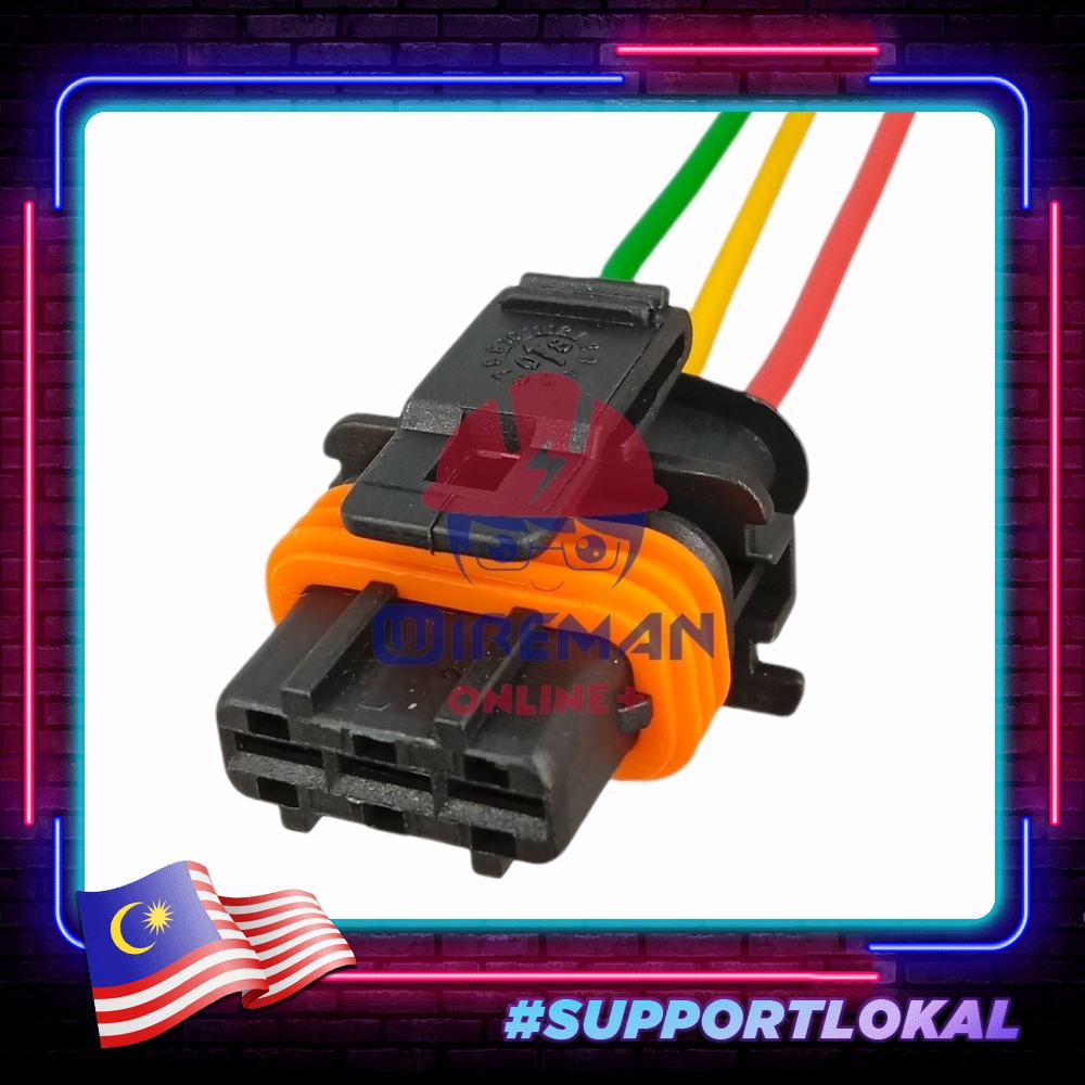 3 Pin Proton Saga BLM FL Iris Cam Sensor Socket Connector Made in ...