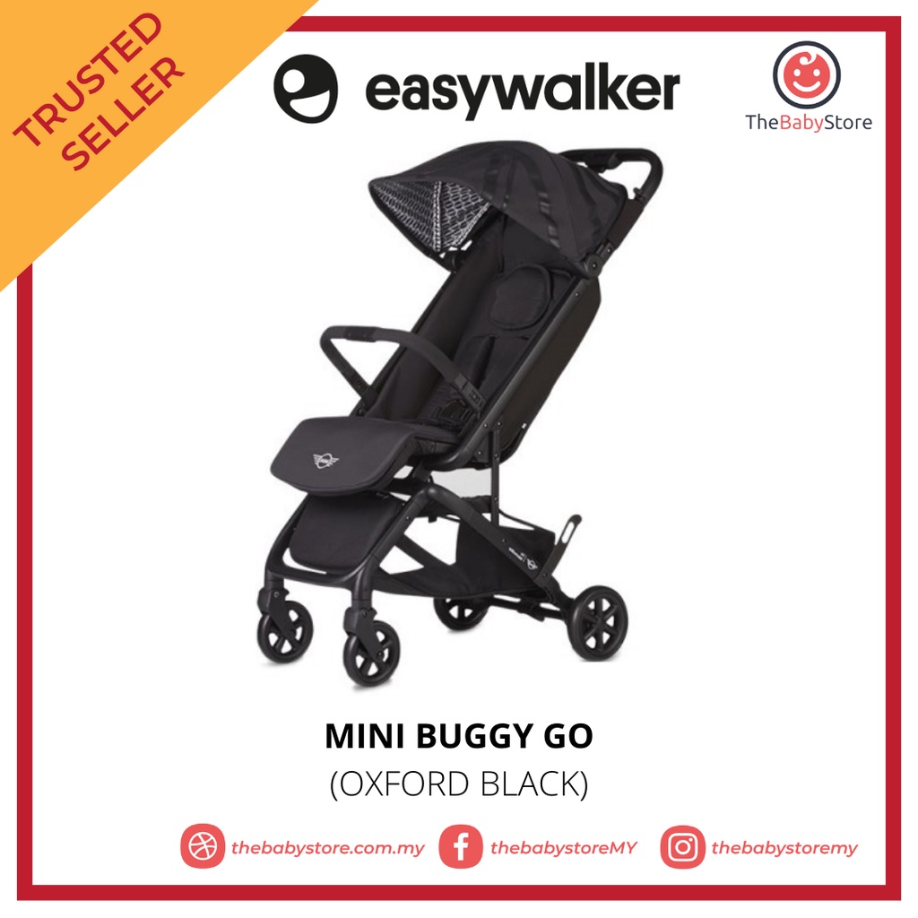 Easywalker MINI BUGGY GO Compact Stroller-Oxford Black | Shopee Malaysia