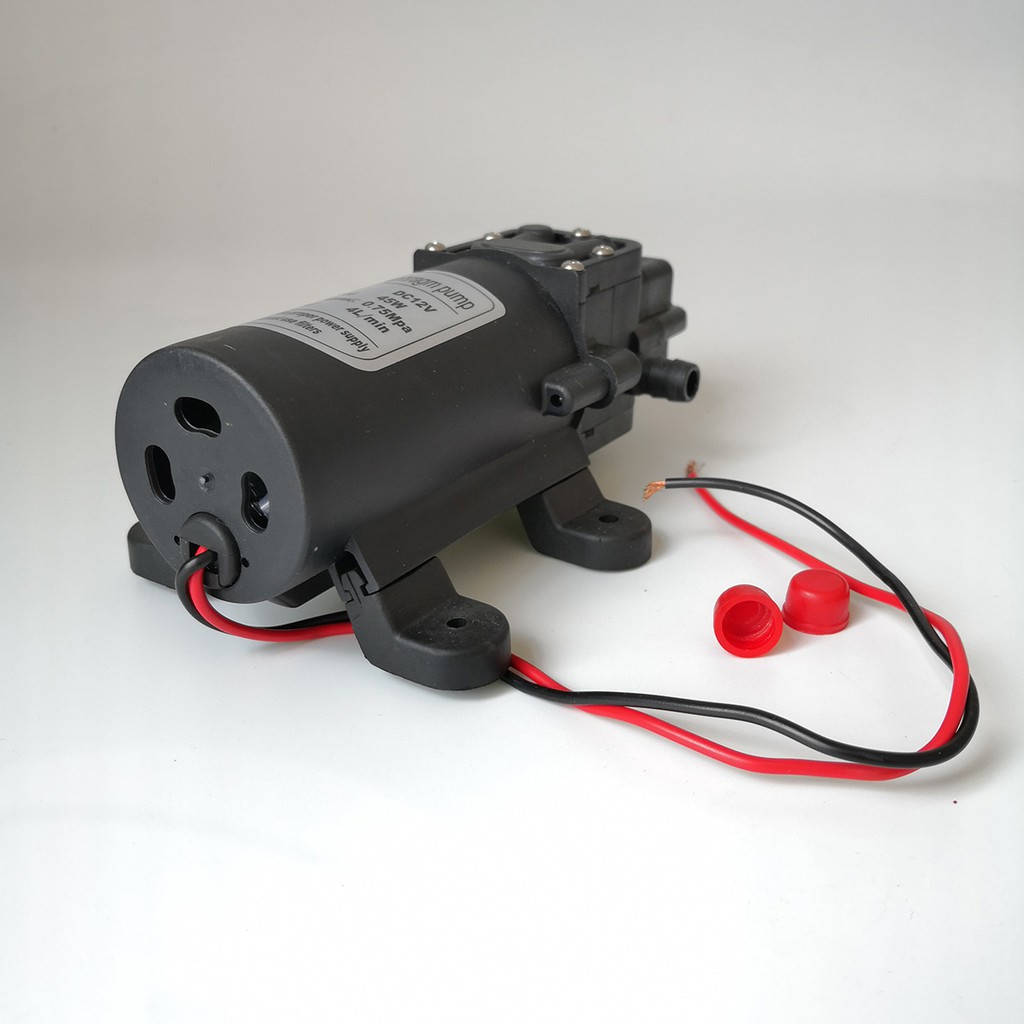 DC Diaphragm pump 12v 45W 4L/min return valve type small 12 volt water ...