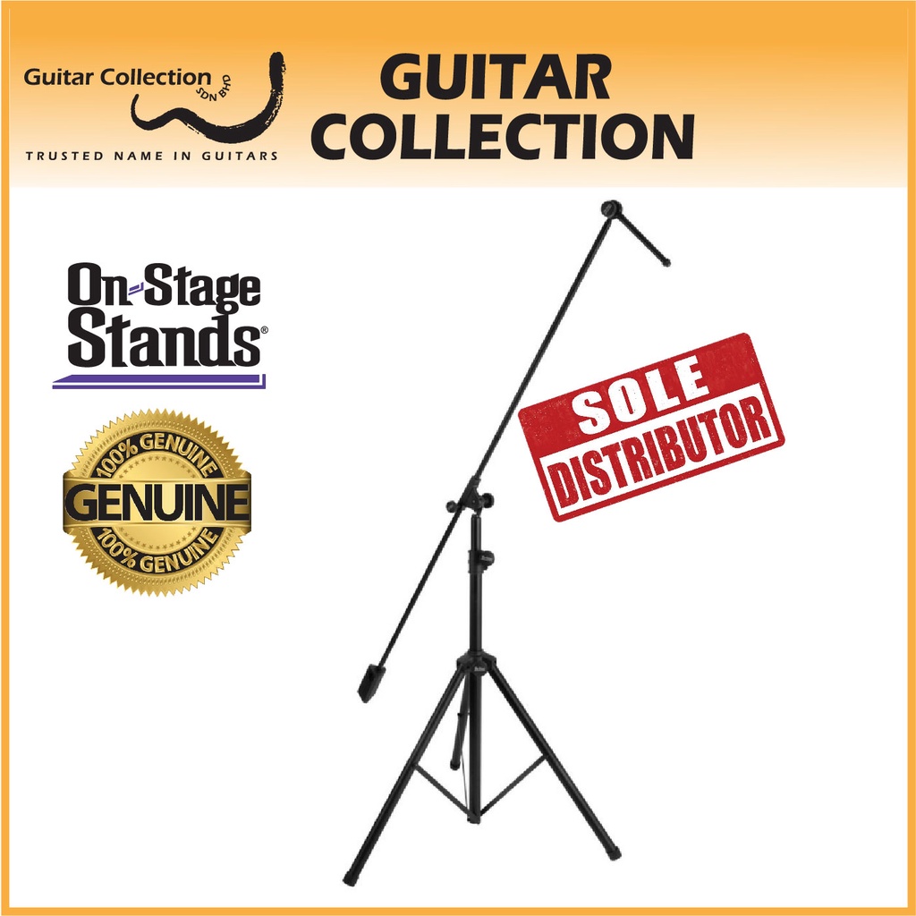 On Stage SB9600 Tripod Studio Boom Overhead Microphone / Mic Stand with ...