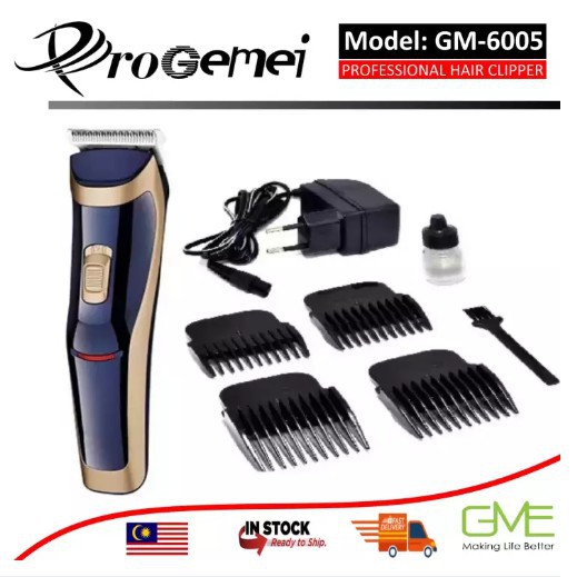 Professional Pro Geemy 6005 Wireless Rechargeable Hair Trimmer Razor ...