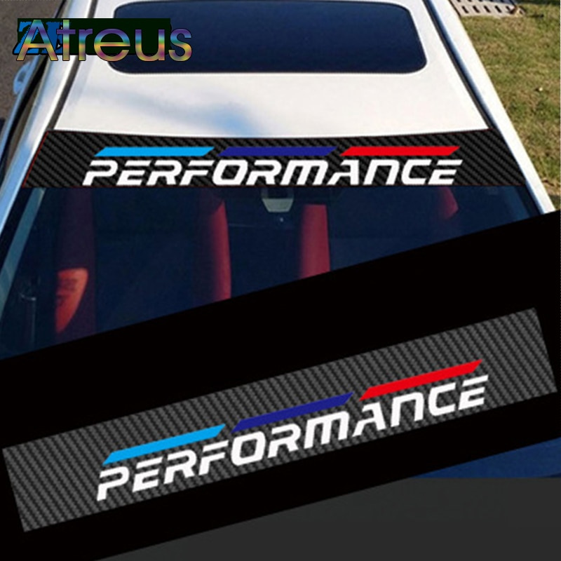 Carbon Fiber Car Windscreen Windshield Sticker for BMW E46 E90 E60 E39 ...