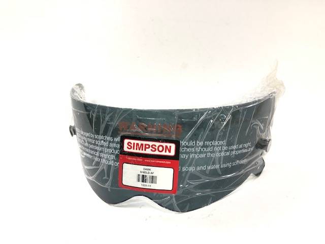 Simpson Dark Black Color Visor (Visor ONLY) | Shopee Malaysia
