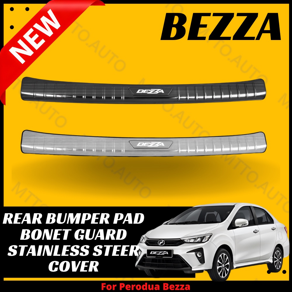 MTTO Perodua Bezza 2019-2024 Exterioir Rear Bumper Pad Bonnet Guard ...