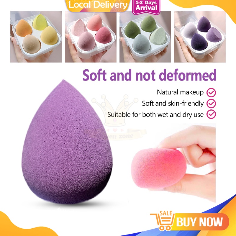 Makeup Sponge Makeup Puff Wet And Dry Use Super soft Sponge Cosmetic ...