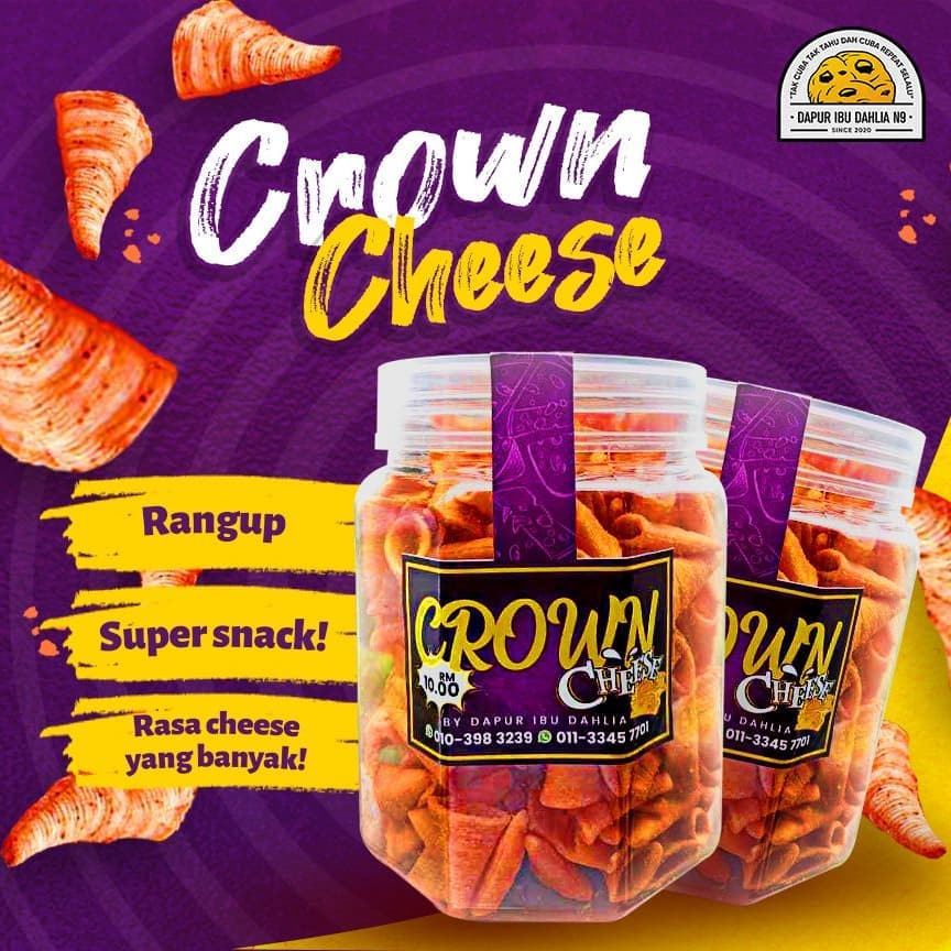 CROWN CHEESE CHIPS | Shopee Malaysia