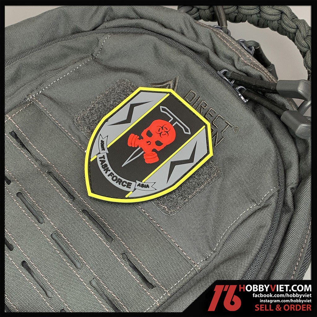 Patch velcro to decorate backpacks and bags (Task Force model) | Shopee ...