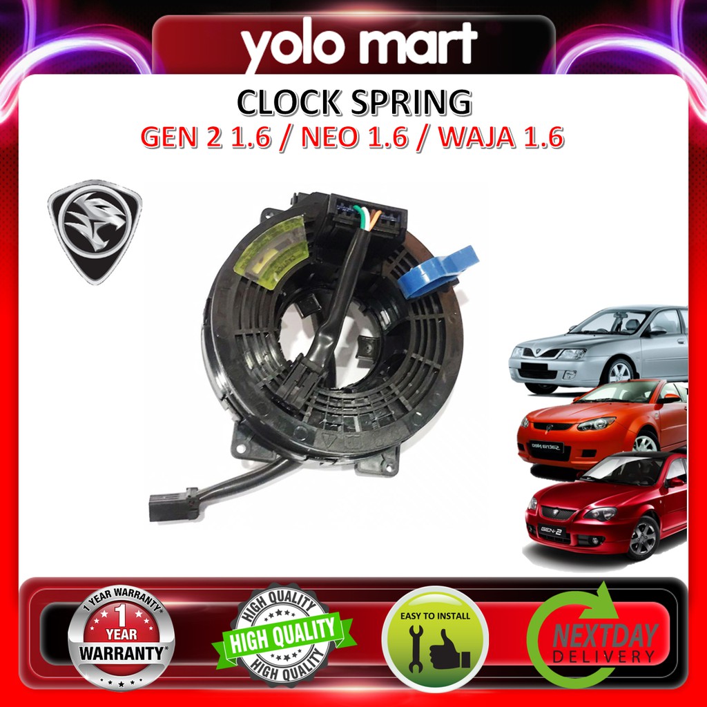 Proton GEN2 1.6 / NEO 1.6 / WAJA 1.6 】Clock Spring Airbag Spiral Cable ...