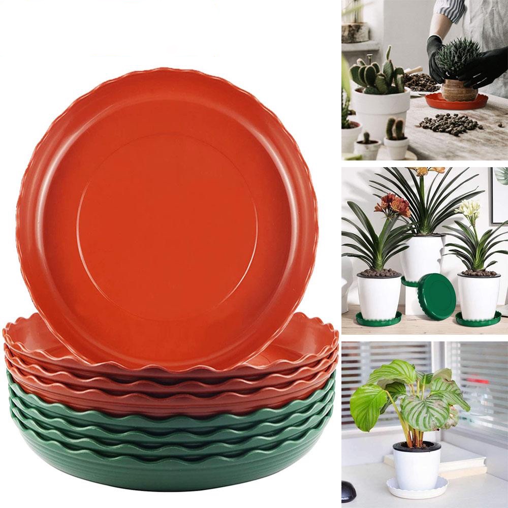 14/18/22cm Plastic Saucer | Wave Plant Saucer | Durable Plastic Flower ...