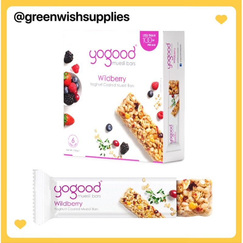 YOGOOD - Muesli Bar, Assorted Flavors (138g)[HALAL][5 Flavors][Healthy ...