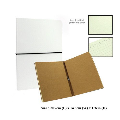 5x Combination Notebook (80 pages Lined notebook 80 pages Dotted ...