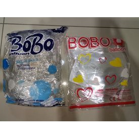 *READY STOCK*1 pcs High Quality Round Transparent Blue Bobo/Red Bobo ...