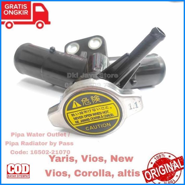 Bypass Pipe Radiator Pipe Top Radiator Pipe Vios New Vios Yaris ((Code ...