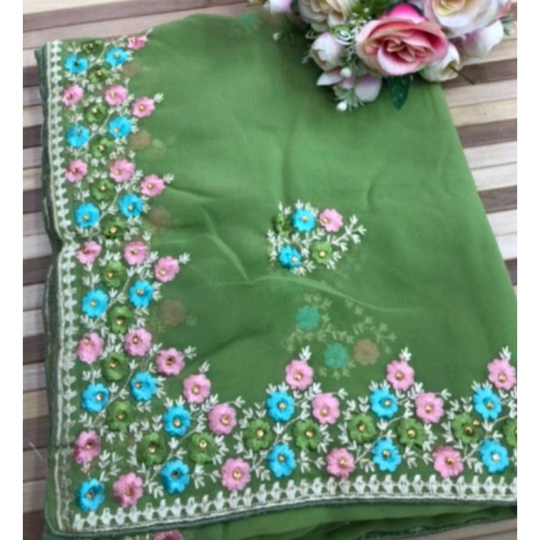 Kain Pasang Saree with new style and beautiful color | Shopee Malaysia