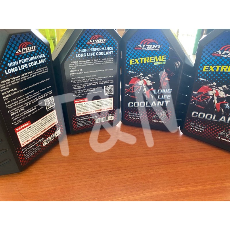 APIDO EXTREME SERIES LONG LIFE COOLENT COOLANT (1 LITRE) MOTOR | Shopee ...