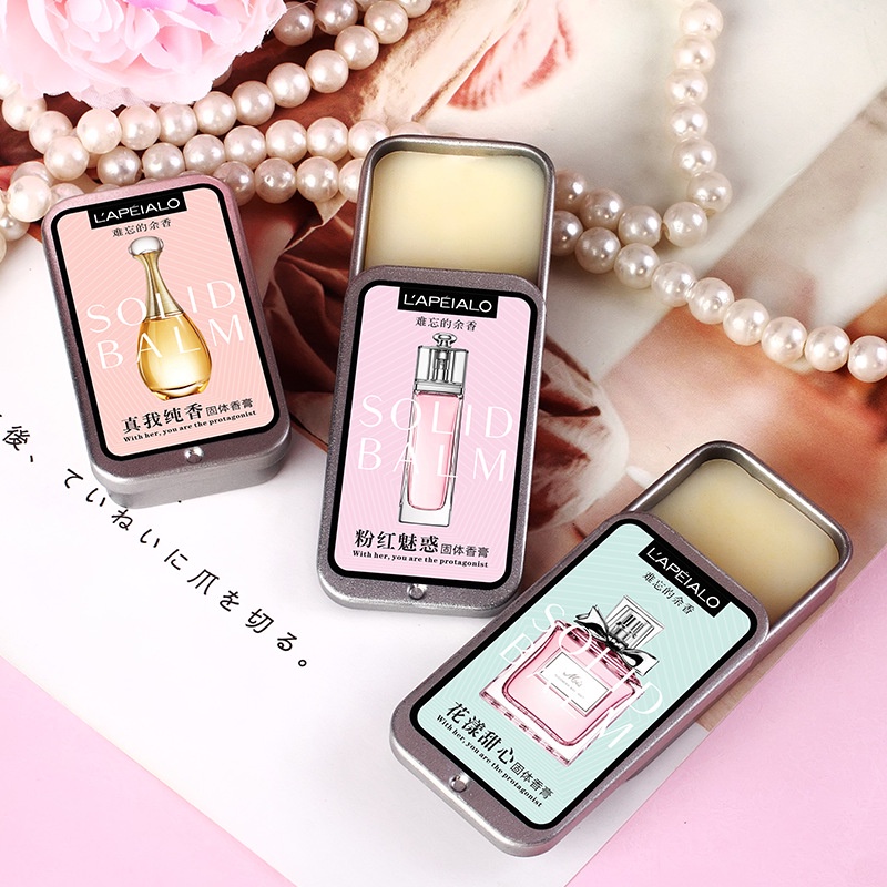 Solid Balm Lasting Light De Toilette Holder Fresh Fragrance Perfume ...
