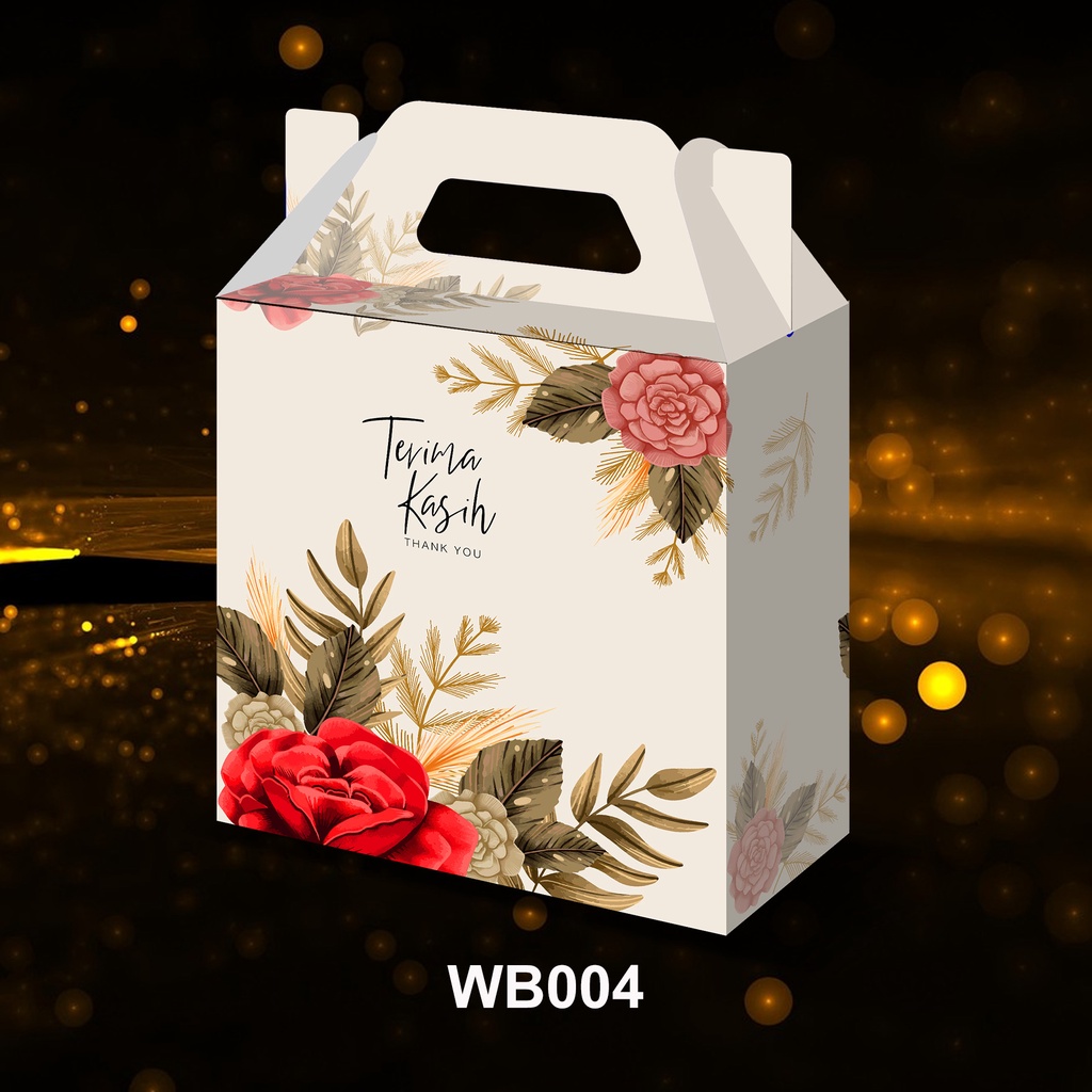 100pcs PROMOSI Doorgift Box | Wedding Box | Goodies Box | Kotak Kahwin ...