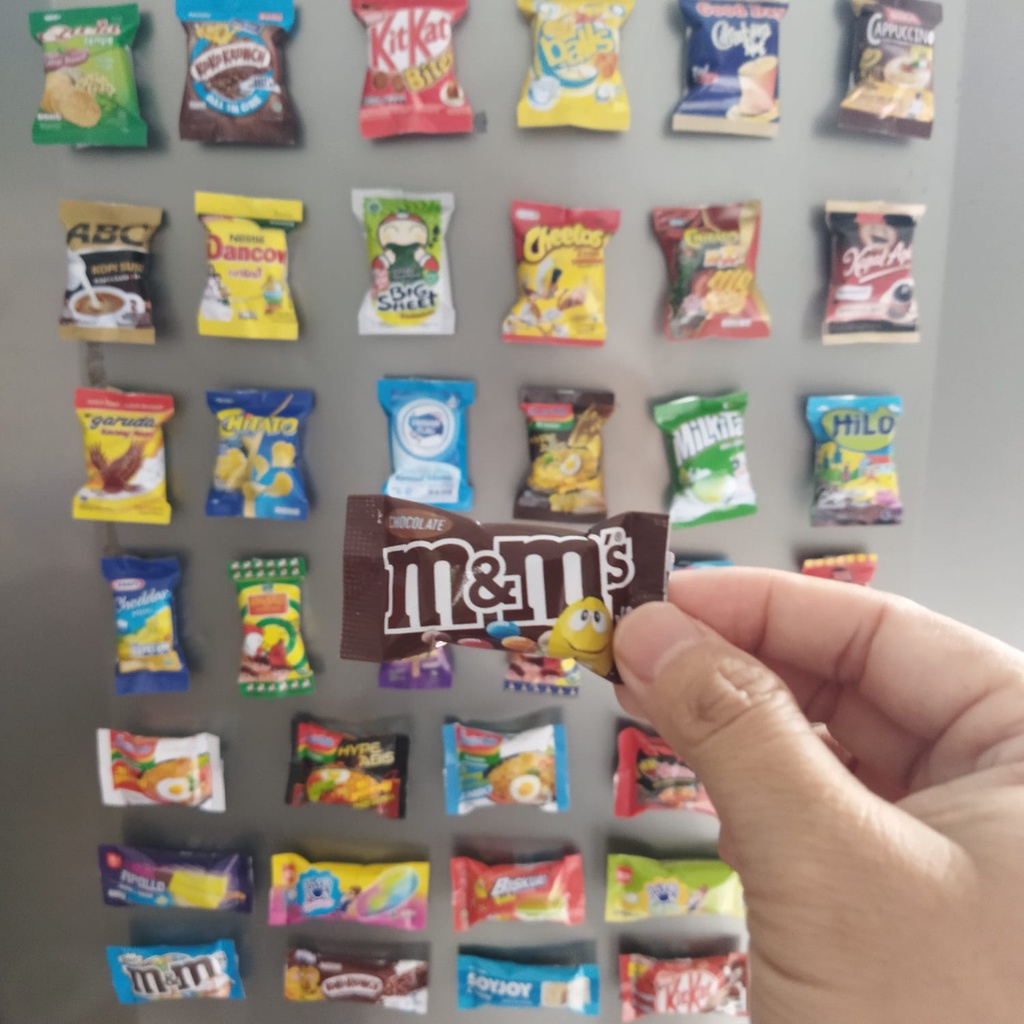 MINI SNACK MINIATURE REFRIGERATOR MAGNET INDOMIE INDONESIA ICE CREAM ...