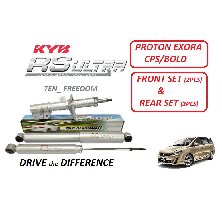 KAYABA RS ULTRA PROTON EXORA ABSORBER FRONT & REAR SET KYB | Shopee ...