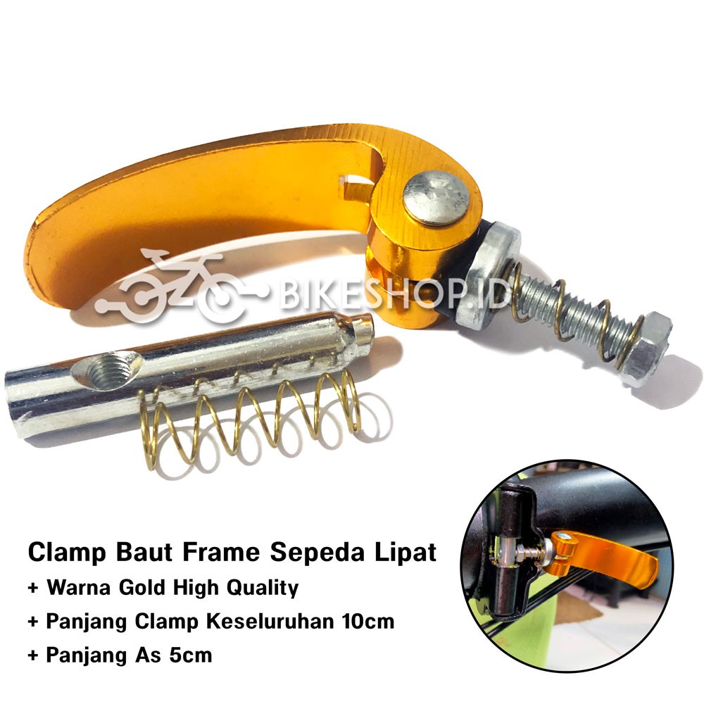 Clamp Bolt Middle Stem Folding Bike Frame Quick Release/Lockpin | High ...