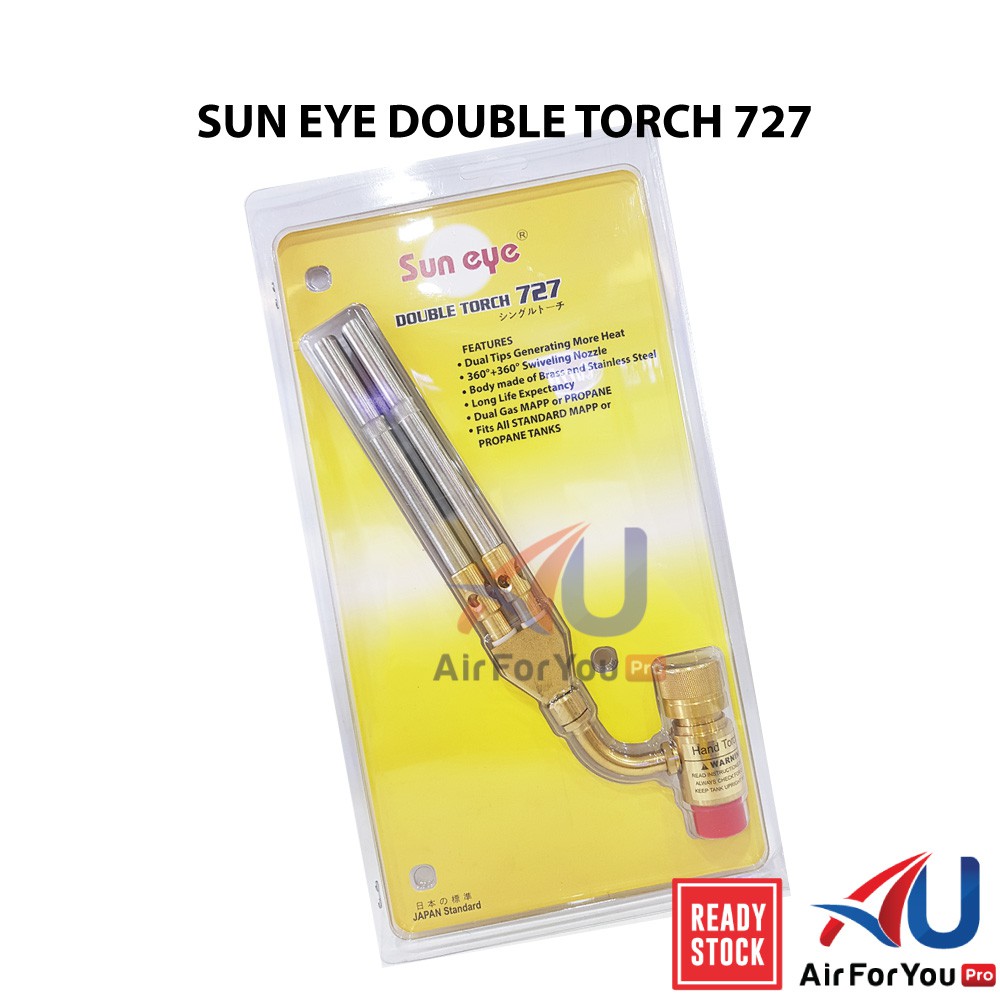 Sun Eye Hand Torch Mapp Gas Brazing Soldering Welding Plumbing | Shopee ...