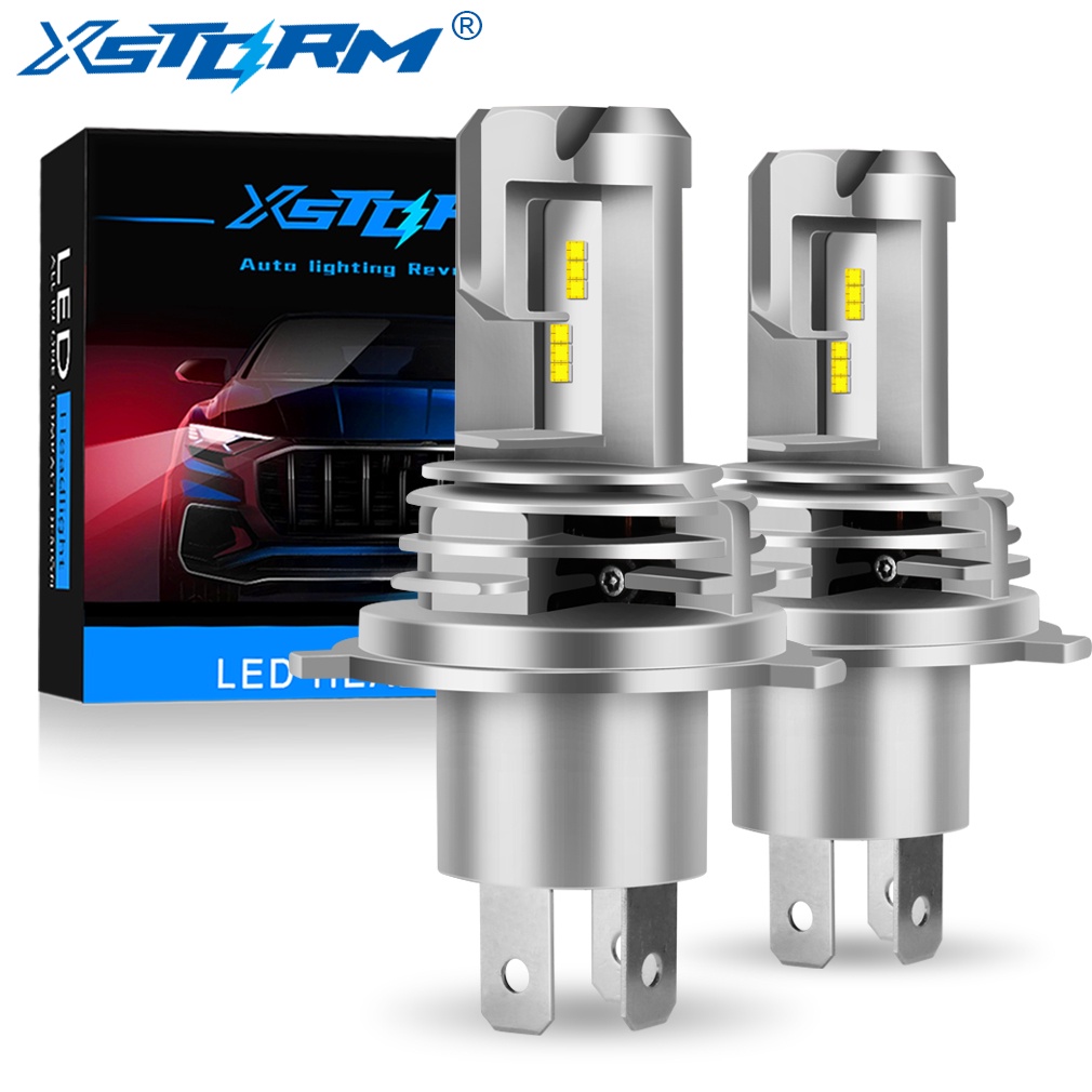 XSTORM H4 9003 HB2 LED Headlight Bulbs 12V 50W 12000LM LED H4 for Cars Motorcycle High Low Beam ...