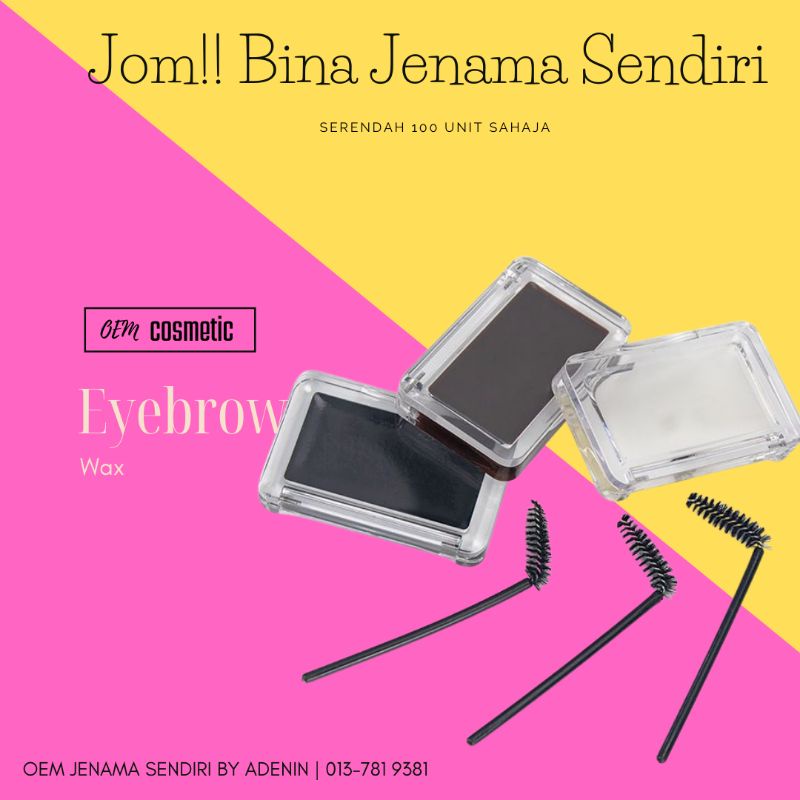 JENAMA SENDIRI EYEBROWS WAX ( SAMPLE ) | Shopee Malaysia