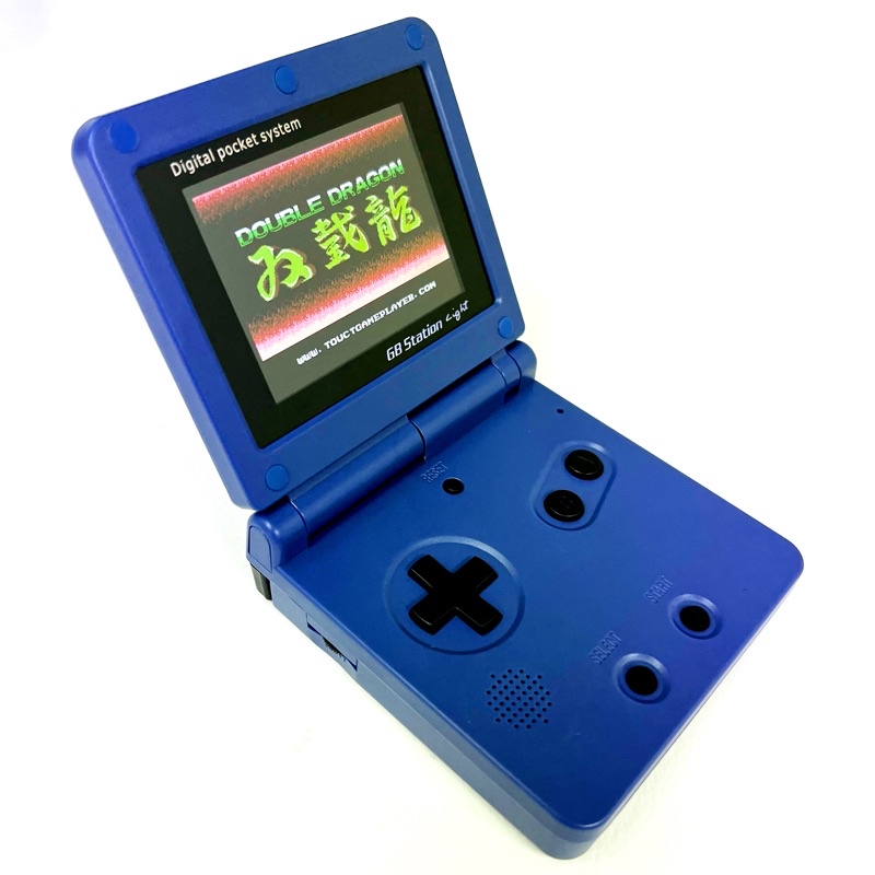 Gameboy advance SP 8 flip bits GB station light retro console game ...