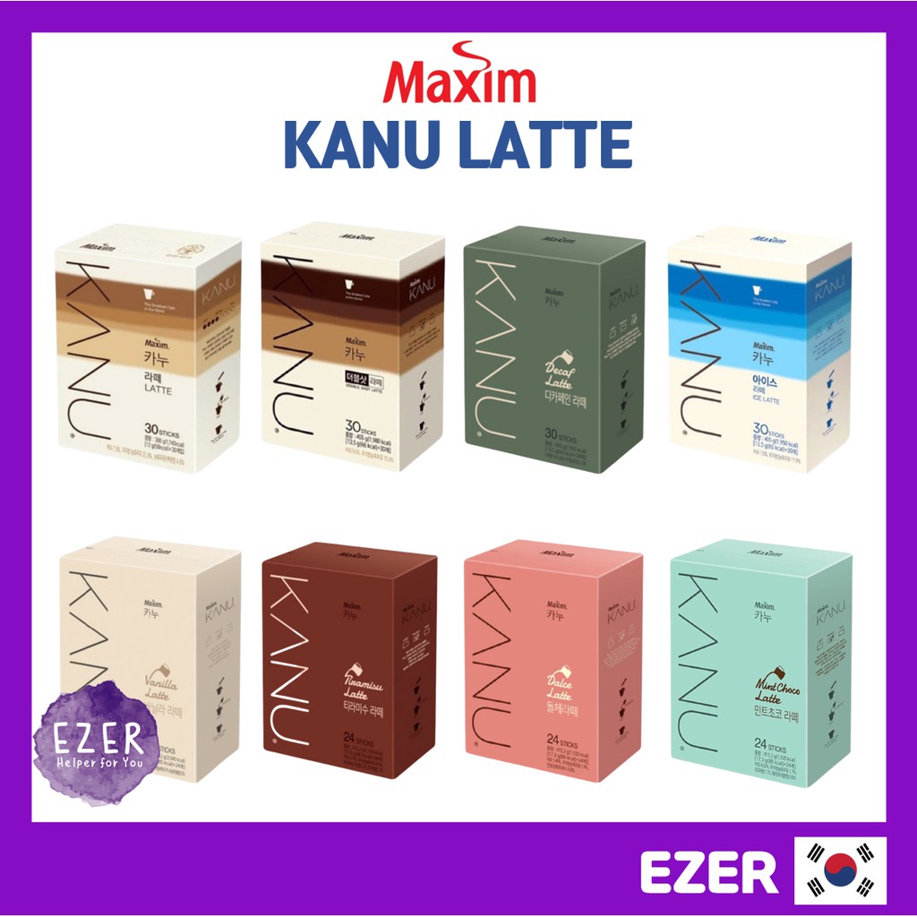 [Maxim] KANU Latte / Double Shot Latte / Decaf Latte / Ice Latte ...