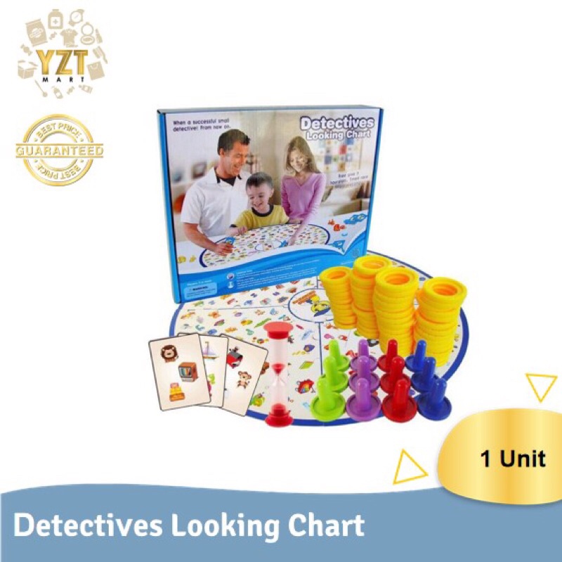🔥 [READY STOCK] 🔥 Detectives Looking Chart Memory Brain Develop Fun ...