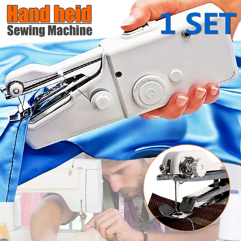 Mini Portable Household Hand Sewing Machine 10 Line Coils Quick Stitch ...