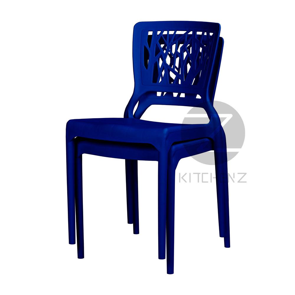 Modern Stackable Dining Plastic 3V Chair IZ-701 - 2 Pcs (6 Colours ...