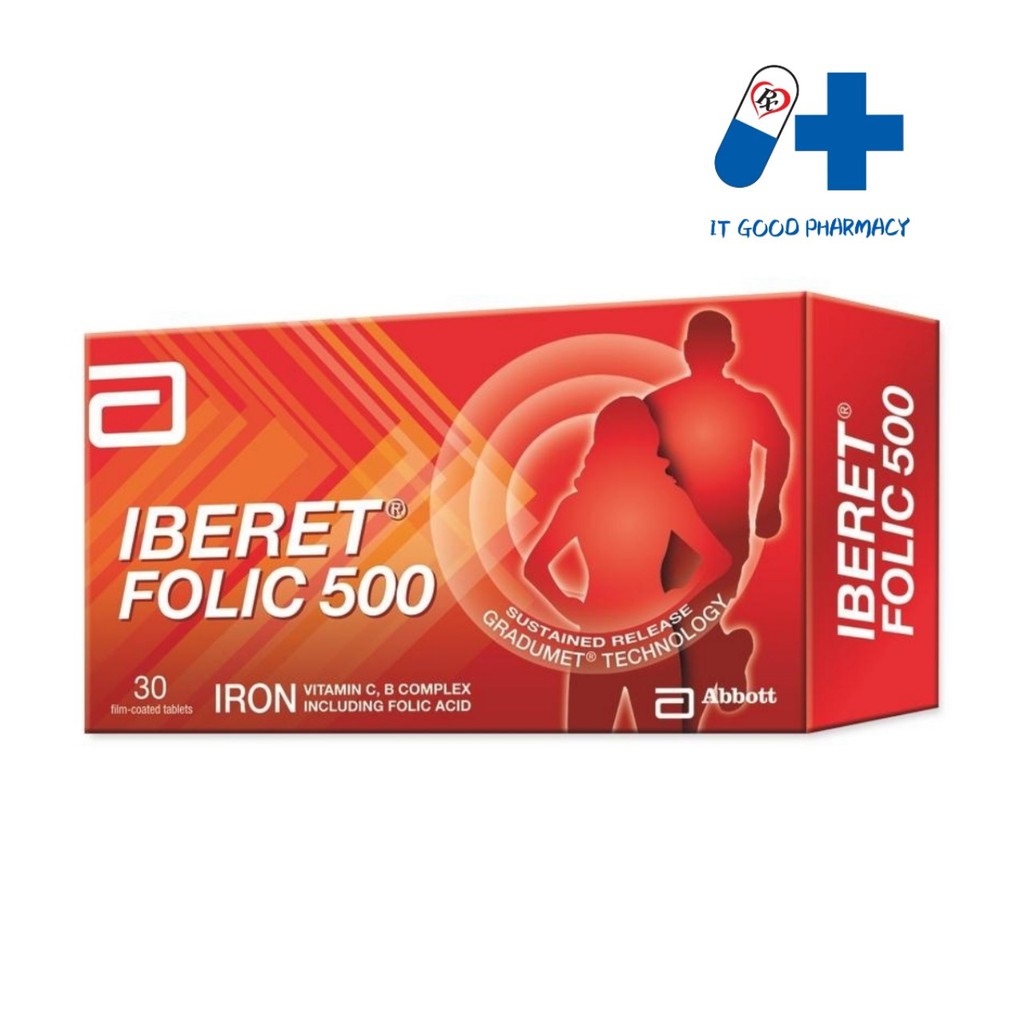 Abbott Iberet Folic 500 Tab 30s | Shopee Malaysia