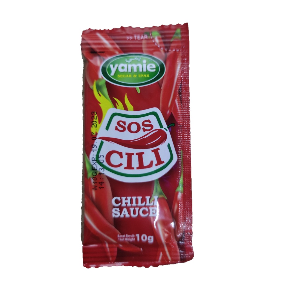 SOS CILI PAKET KECIL / CHILLI SAUCE IN SMALL PACKET(TRAVEL PACK ...