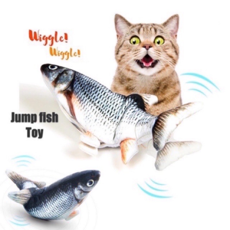 Realistic Plush Simulation Electric Doll Fish Dancing Moving Fish Funny ...
